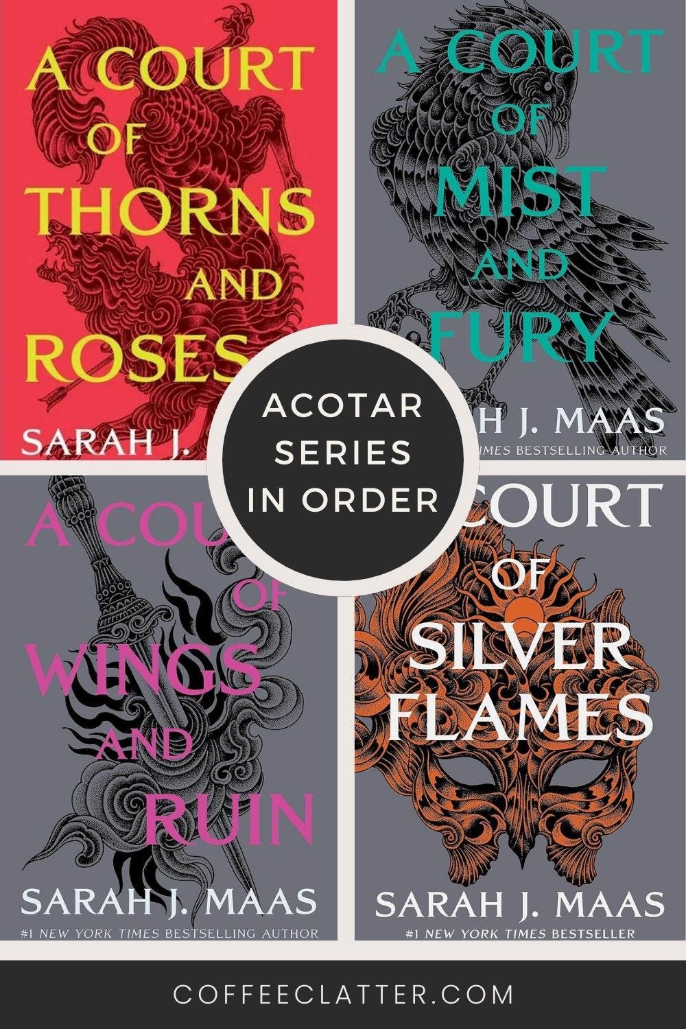 Shatter Me Series in Order - Bookish Printables