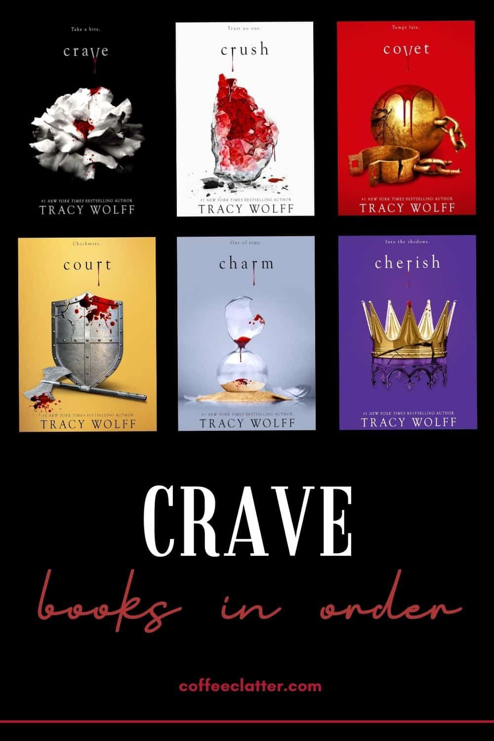 Crave Books in Order: A Guide to Satisfy Your Hunger - Bookish Printables
