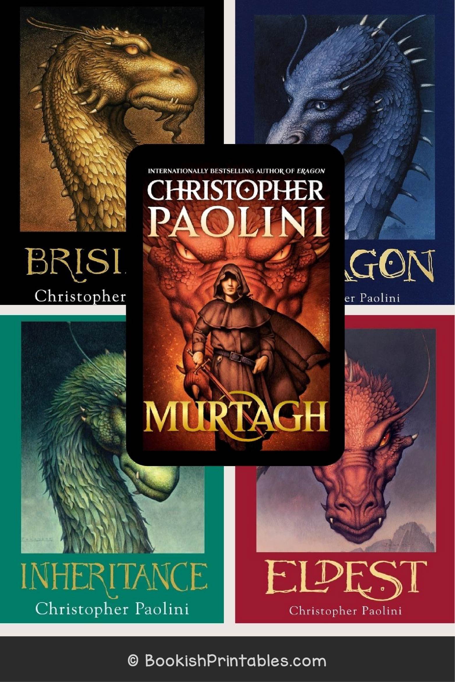 Complete List of Eragon Books in Order - Bookish Printables