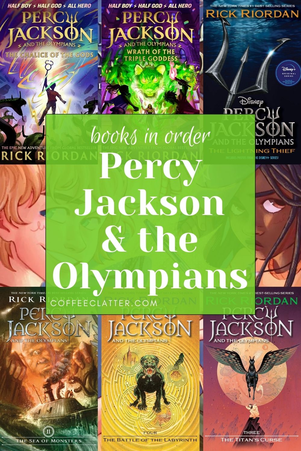 The Percy Jackson Books in Order: A Series Guide - Bookish Printables
