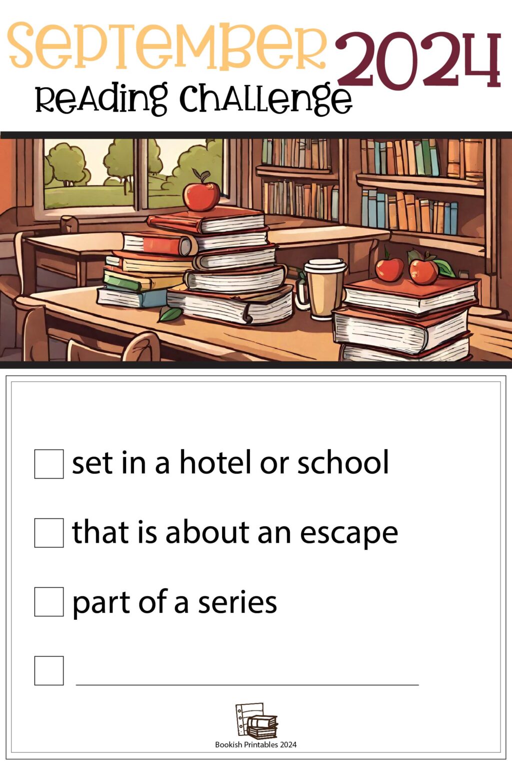 52 Prompts for Your Yearly Reading Challenge: Printable PDFs - Bookish ...