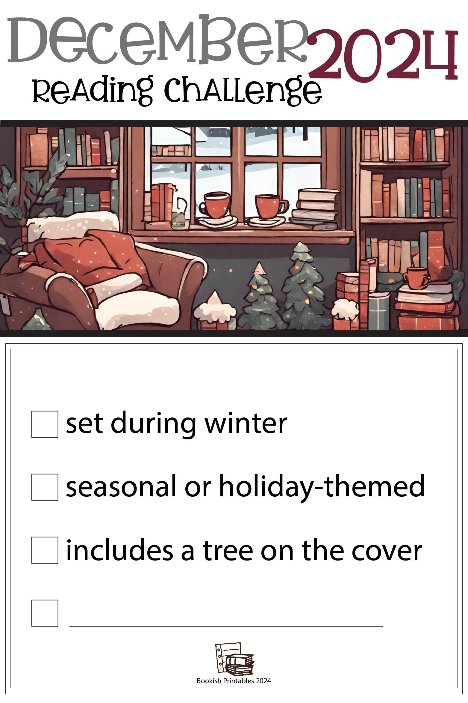52 Prompts for Your Yearly Reading Challenge: Printable PDFs - Bookish ...